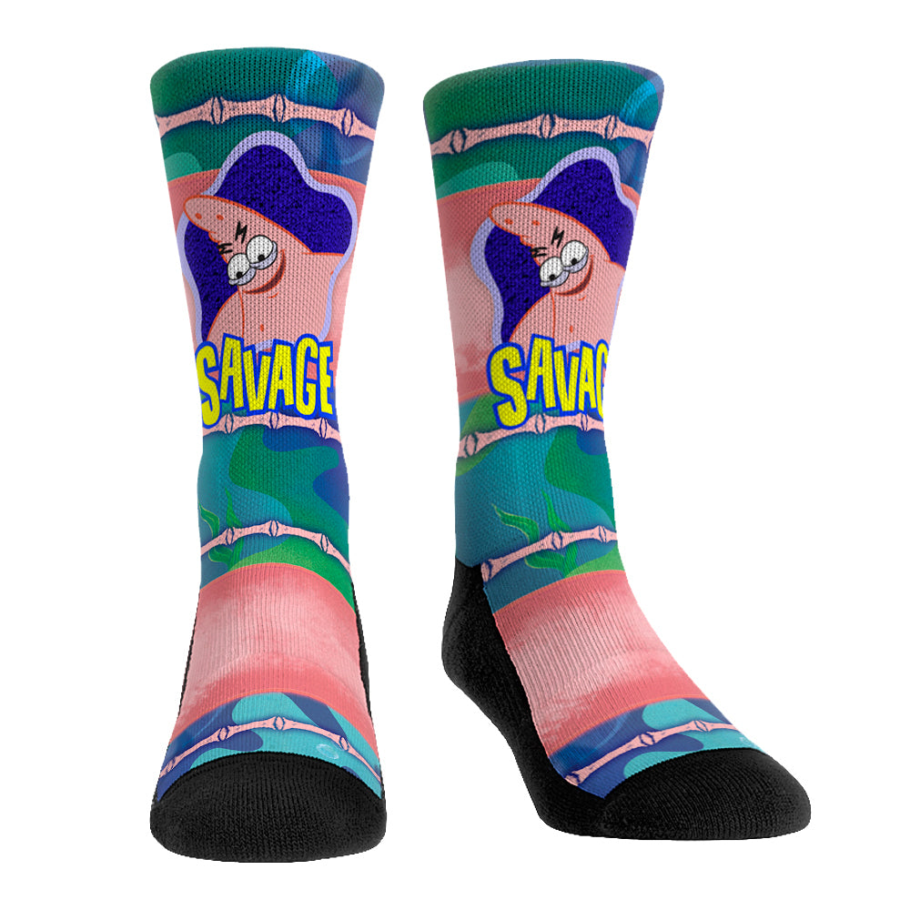 SpongeBob Socks - Patrick Savage Meme - Rock 'Em Socks - SpongeBob ...
