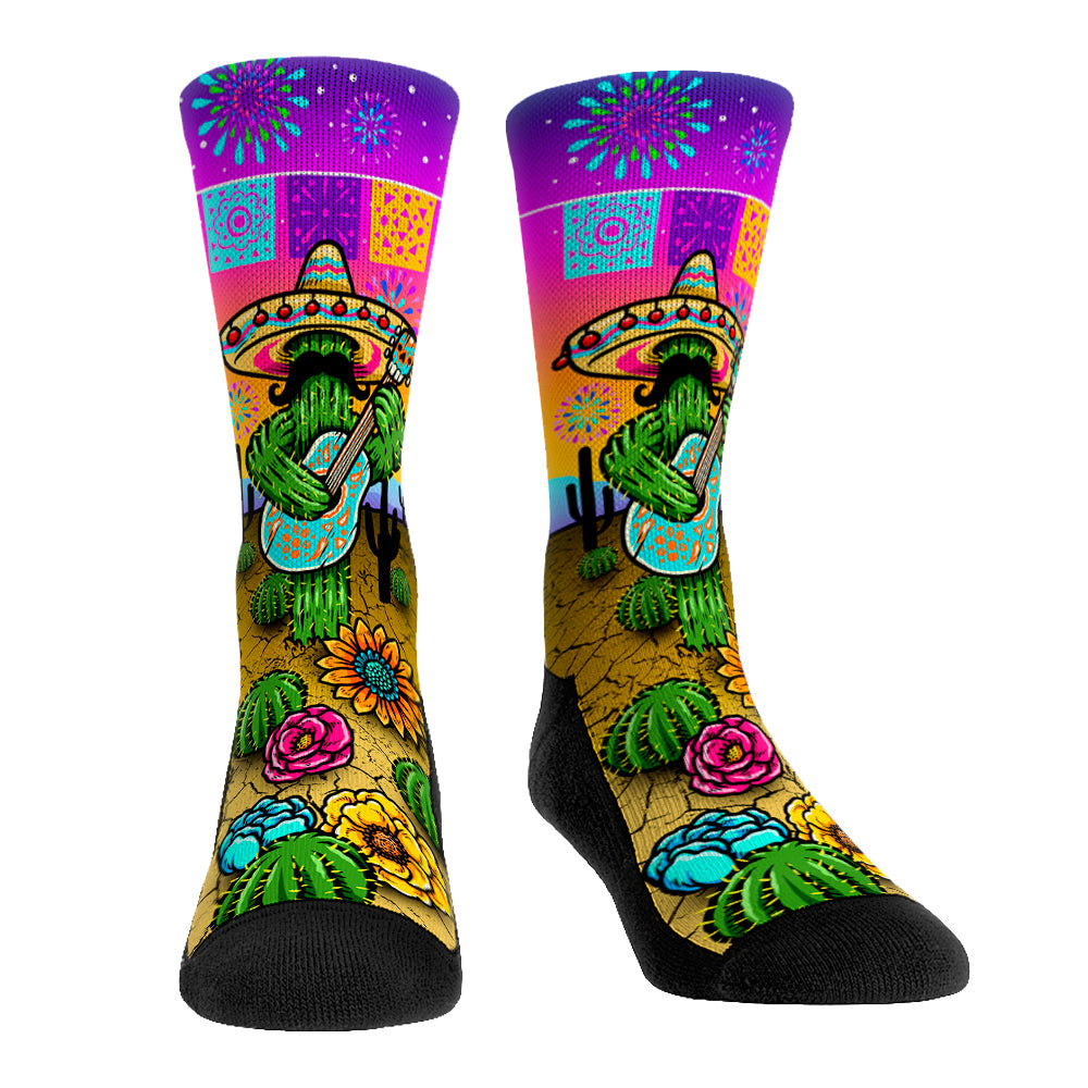 Succulent Serenade - Cinco De Mayo Socks - Rock 'Em Socks