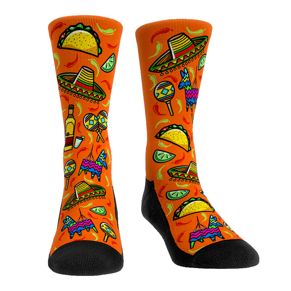 Tiempo De Fiesta - Cinco De Mayo Socks - Rock 'Em Socks